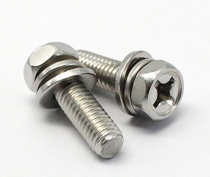 ASME Standard Cross Recessed Socket Hex Head Bolts พร้อมเครื่องล้าง ...