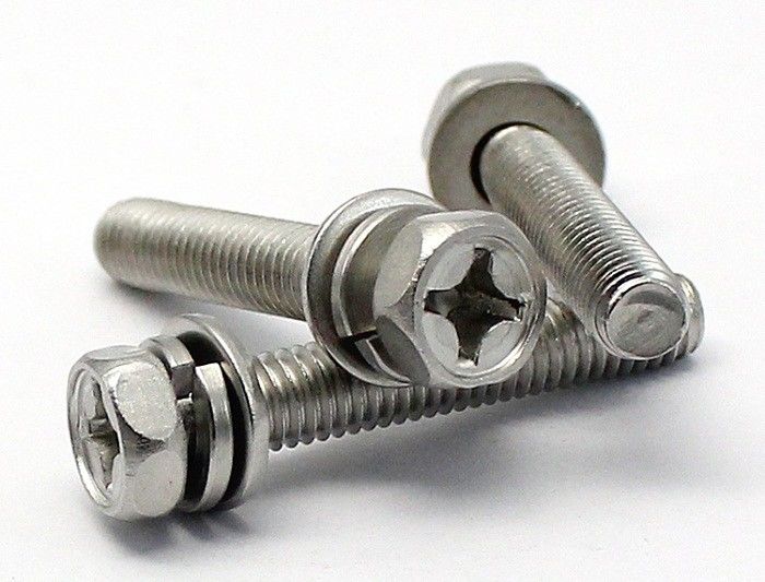 ASME Standard Cross Recessed Socket Hex Head Bolts พร้อมเครื่องล้าง ...
